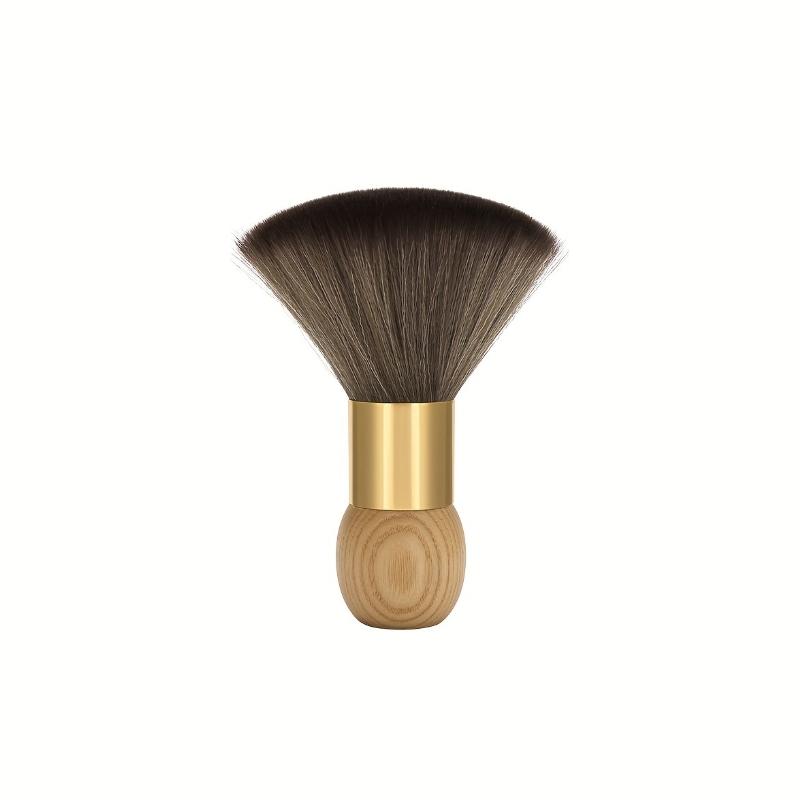 A Large Dust Brush for Haircuts, Made of Solid Wood with Natural Fibers ...