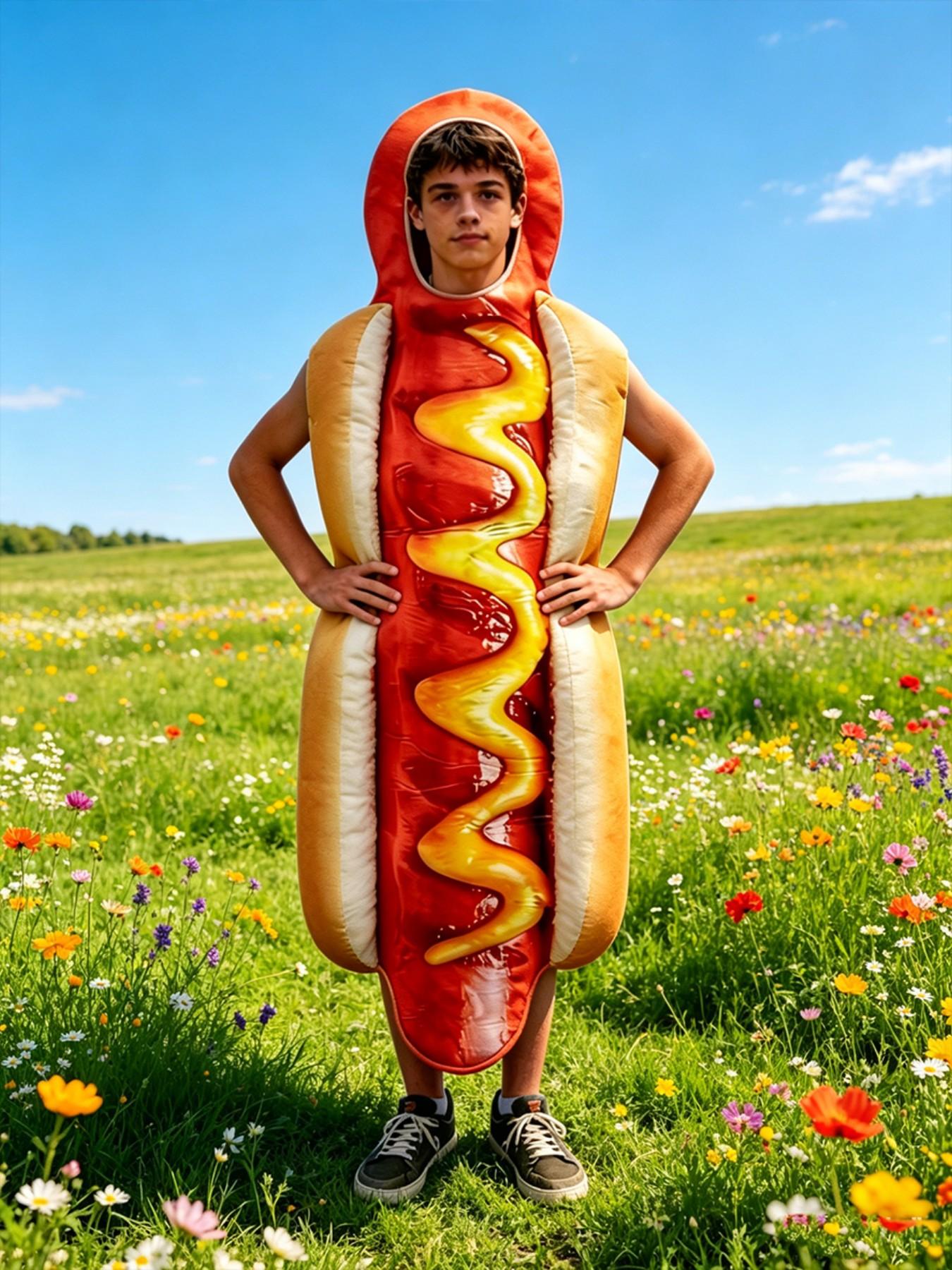 Cute Hot Dog Inflatable Costume, Perfect for Theme Parties, Cosplay ...