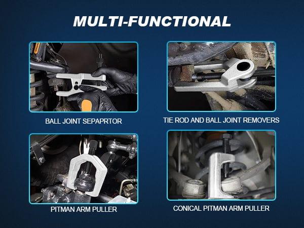 Nilight Ball Joint Separator Pitman Arm Puller Tie Rod End Tool 5 in 1 ...