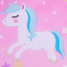 Unicorn Extra Large Toy Box Chest with Flip Lid for Kids, Collapsible ...