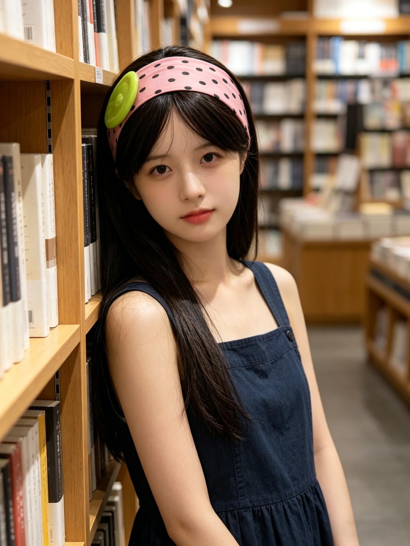 2 Pcs Women's Polka Dot Button Hairband, Retro Colorblock Fabric Wide ...