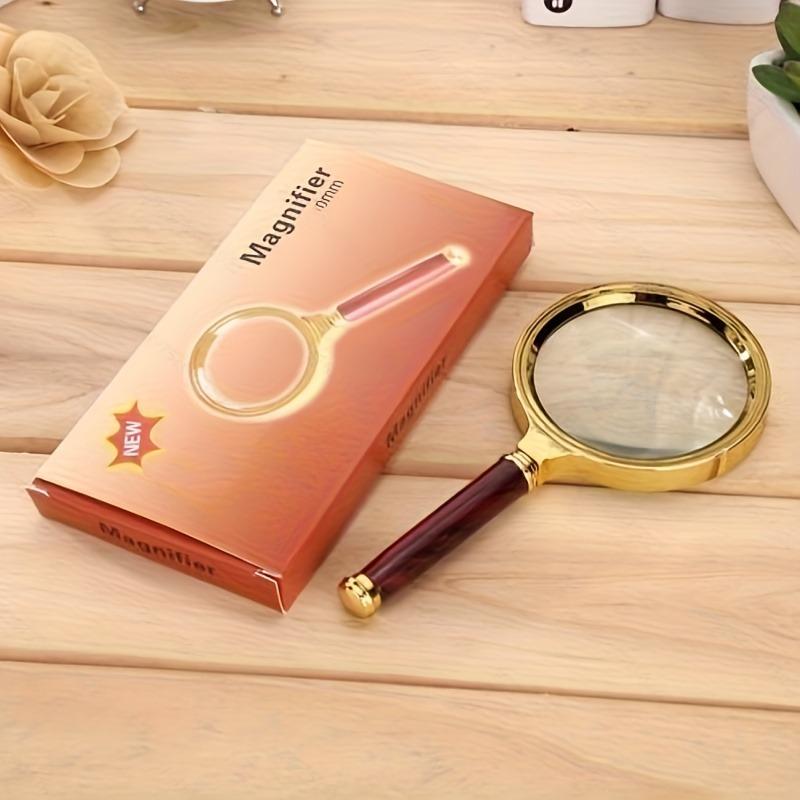 A Metal Portable Magnifying Glass with 50X High Definition, Suitable ...
