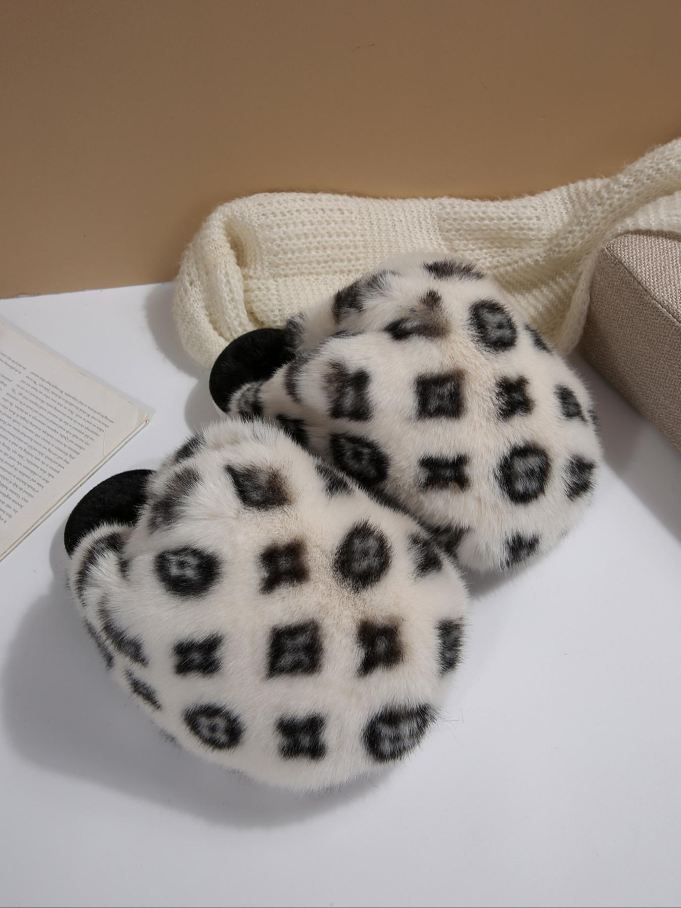 New Trendy Fluffy Sport Slippers, Valentine's Day Gift for Girls, Super ...