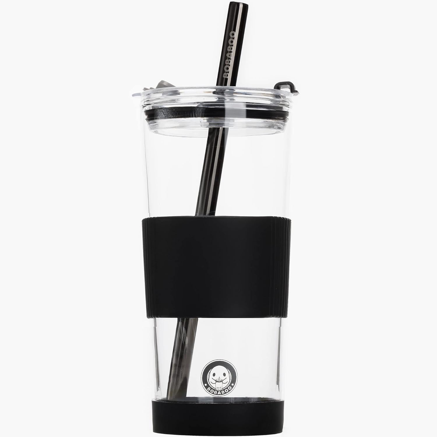 24 oz Boba cup with straw set, straw cleaner, and box, borosilicate ...