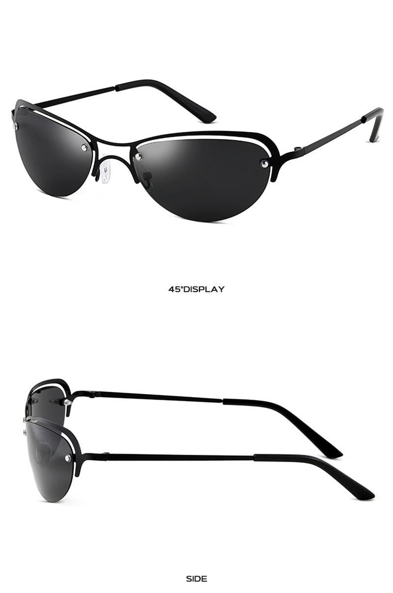 Movie The Matrix Trinity Cosplay Glasses Unisex Eyewear Frameless ...