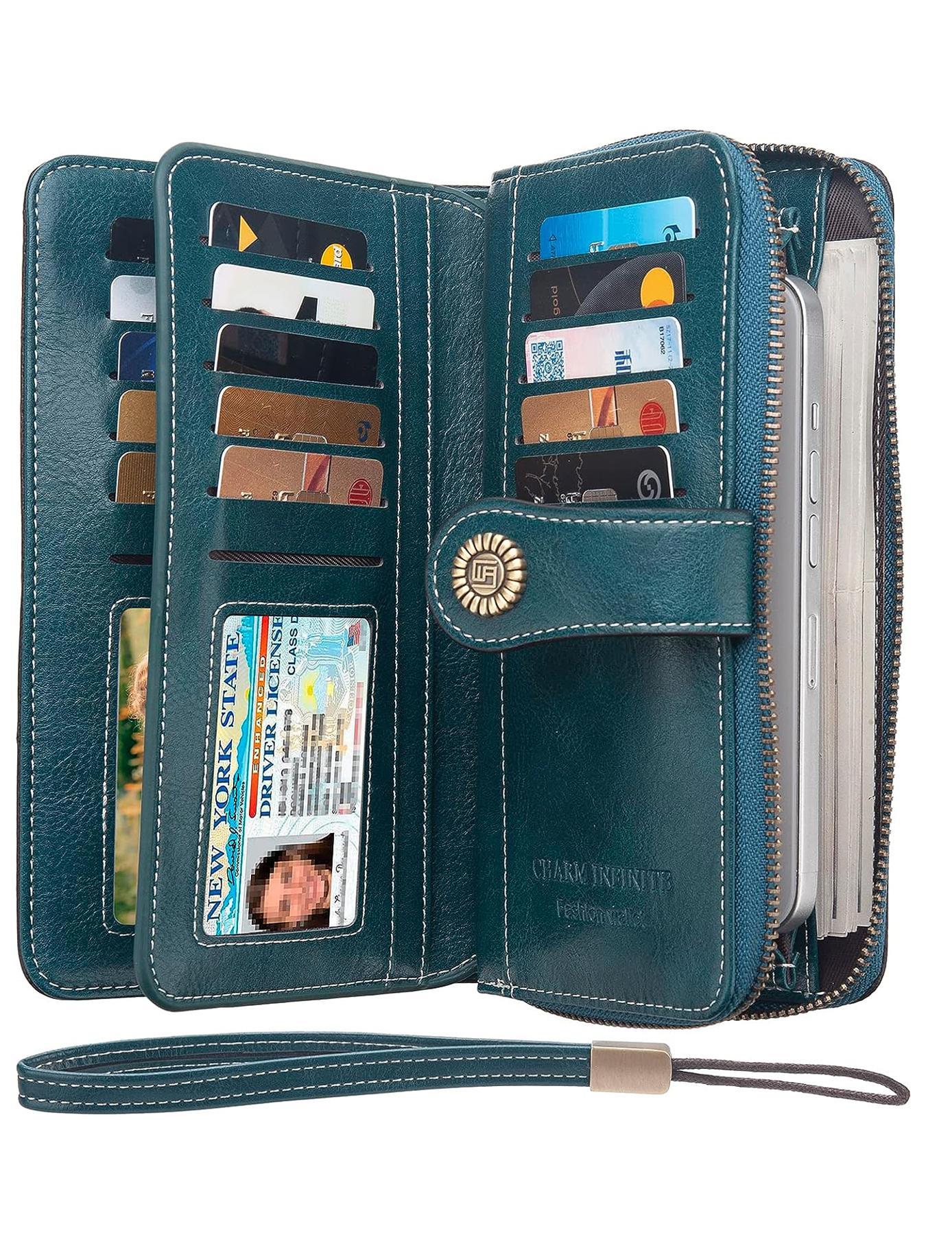 2024 Summer Genuine Leather Simple Cowhide Long Wallets for Women ...