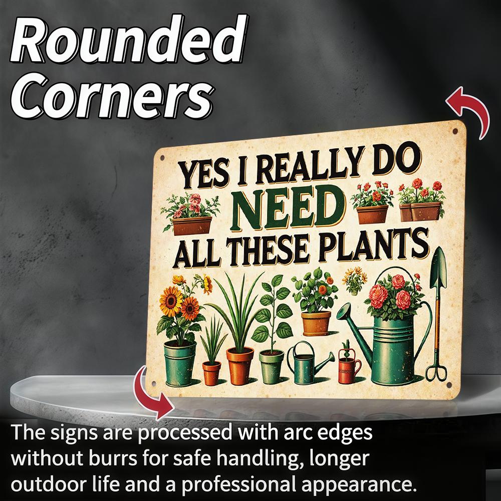 Vintage Garden Gifts Metal Sign 8X12 Inch for Home Garden Greenhouse ...